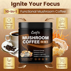 organic mushroom coffee powder blend