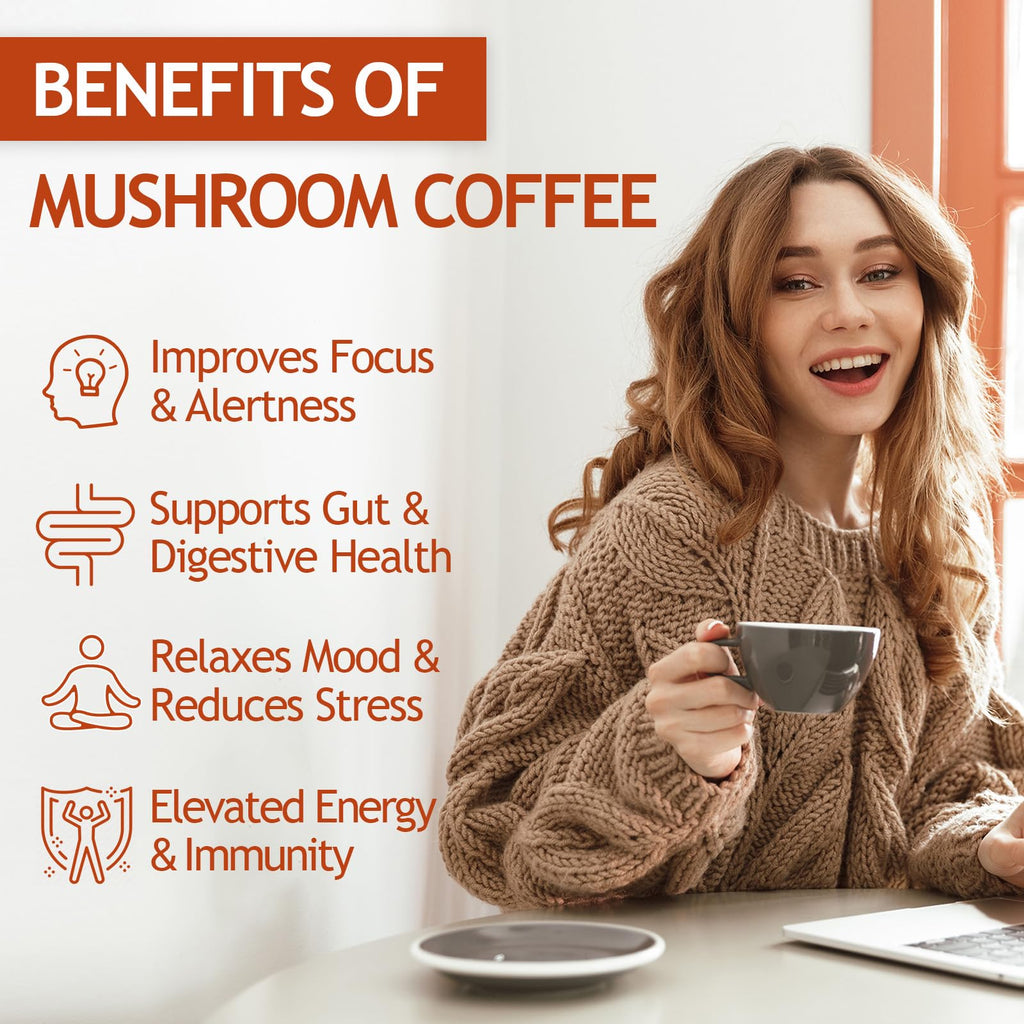 organic mushroom coffee superfood blend