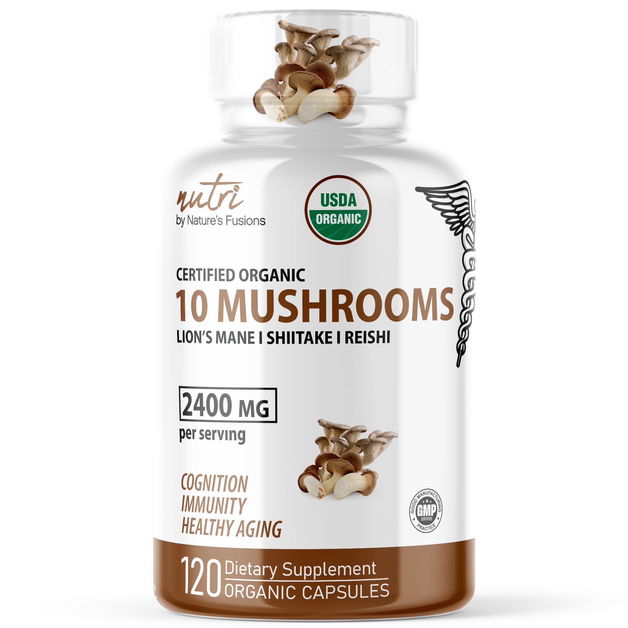 Organic mushroom complex for vitality