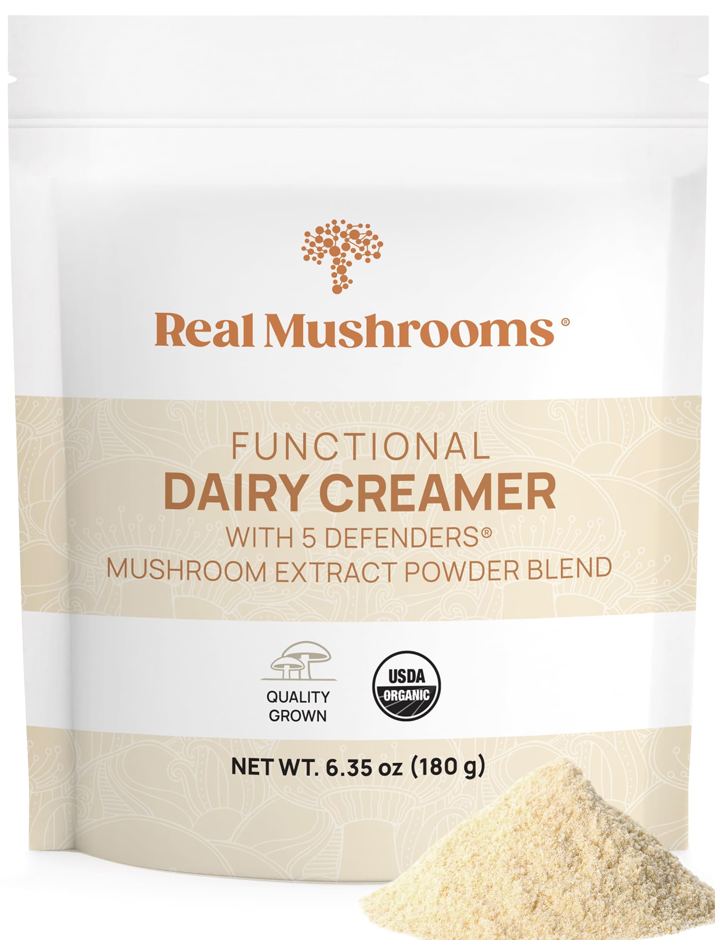 organic mushroom creamer for coffee