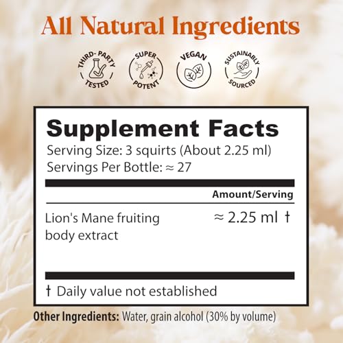 organic mushroom drops for brain power