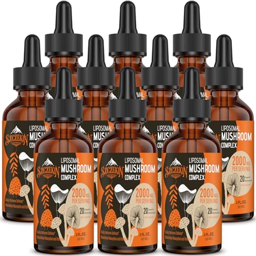 Organic mushroom drops for cognitive support