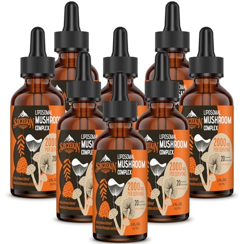 Organic mushroom drops for cognitive support