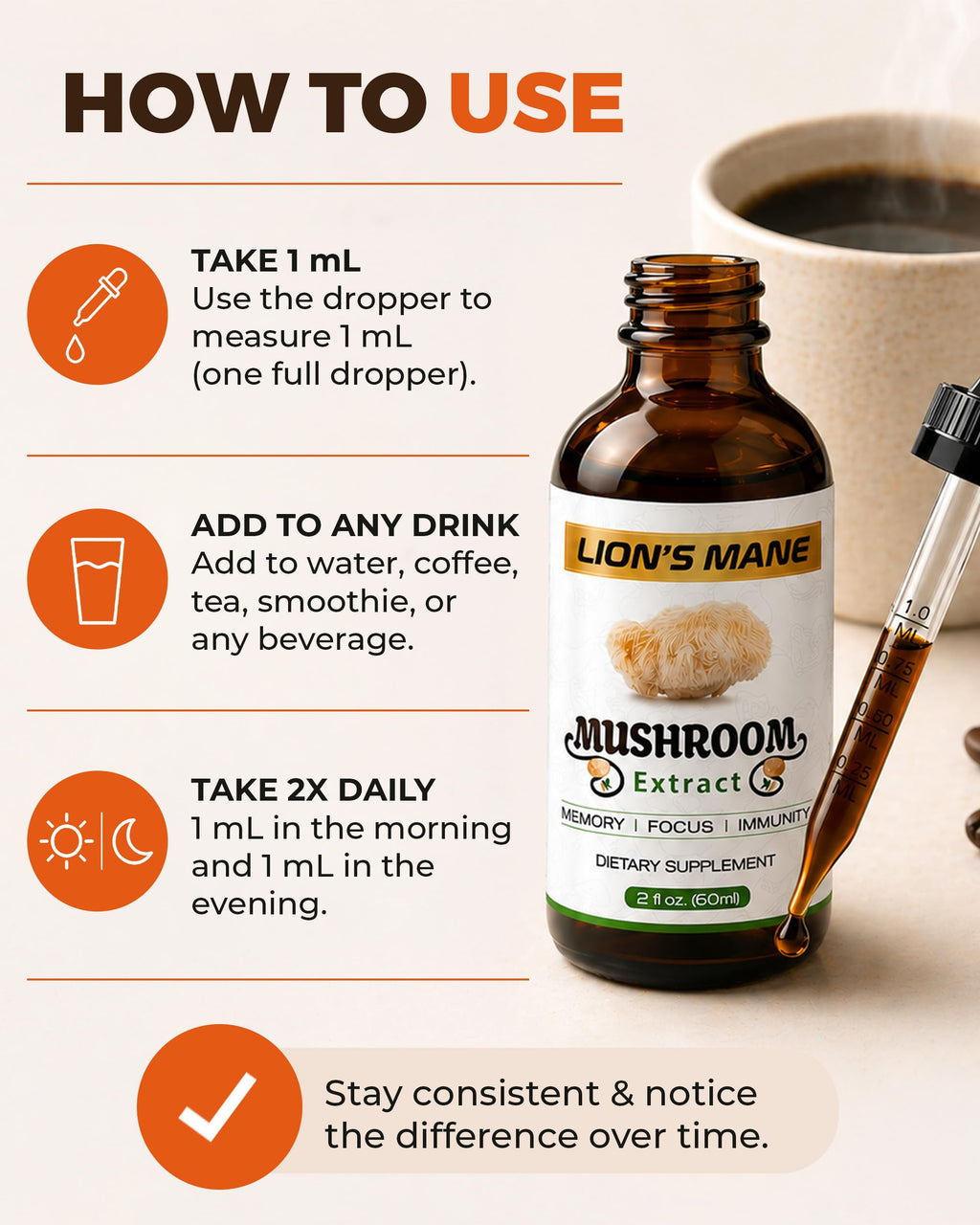 organic mushroom drops for immunity