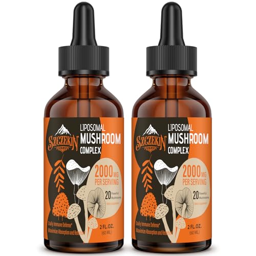 Organic mushroom drops for wellness