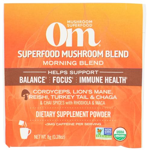 organic mushroom energy blend sachet