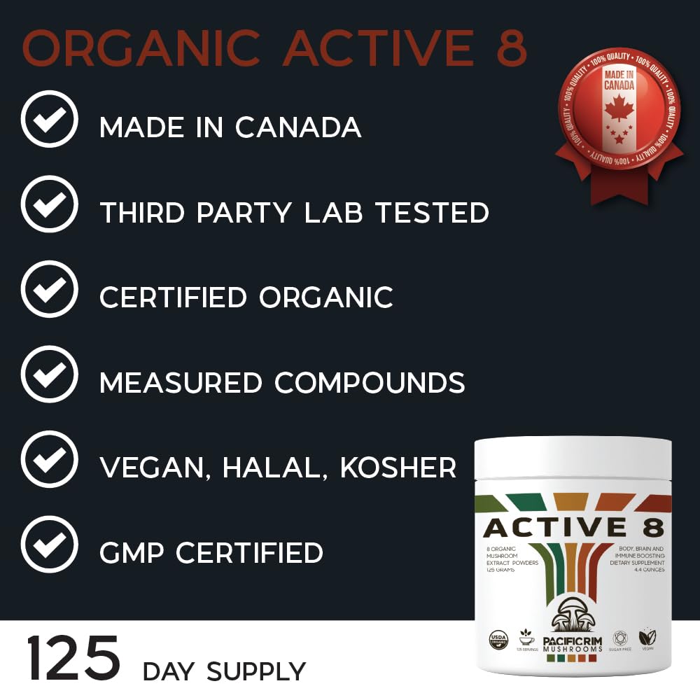 Organic mushroom extract for daily health
