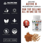 Organic mushroom extract for immune support
