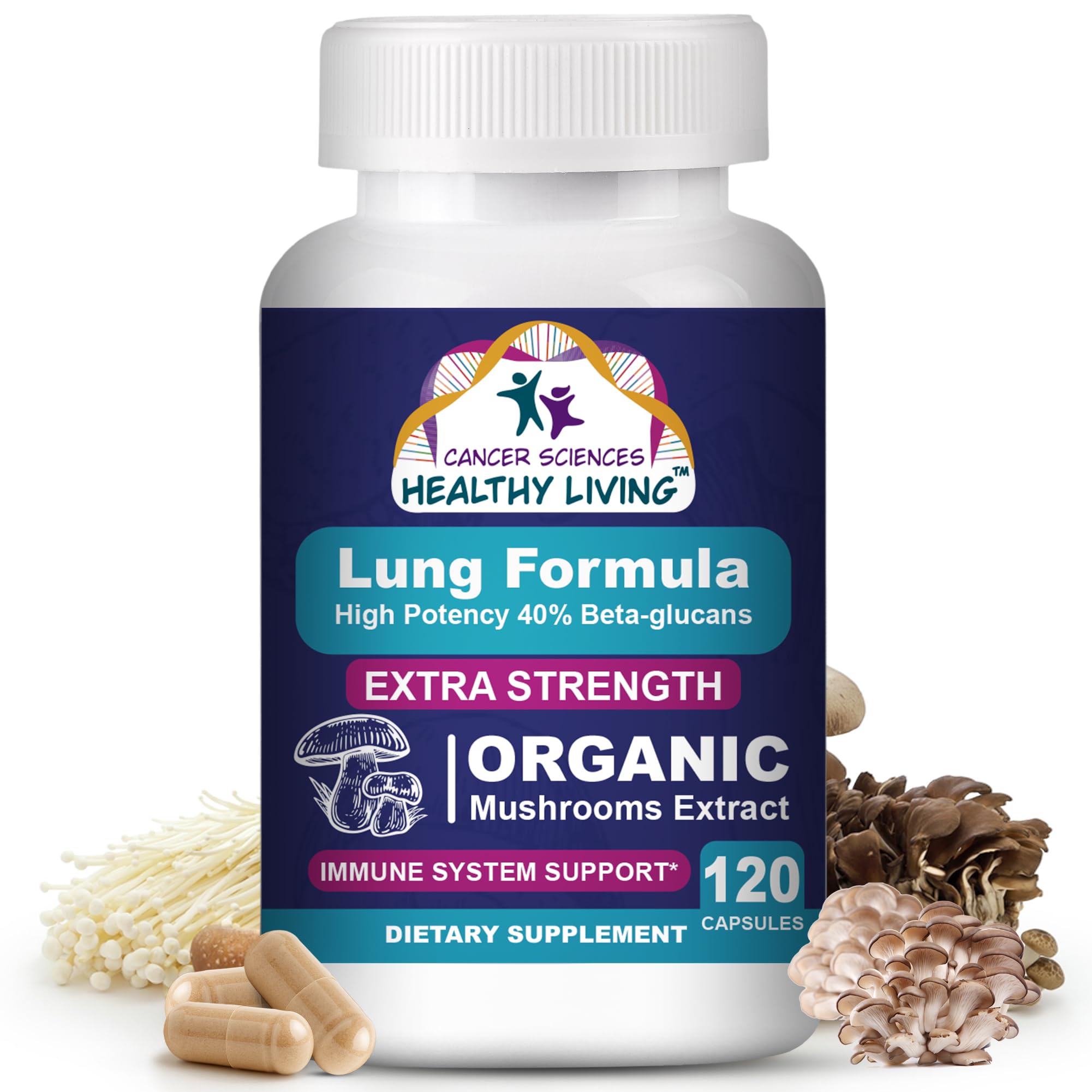 organic mushroom extract for lung health