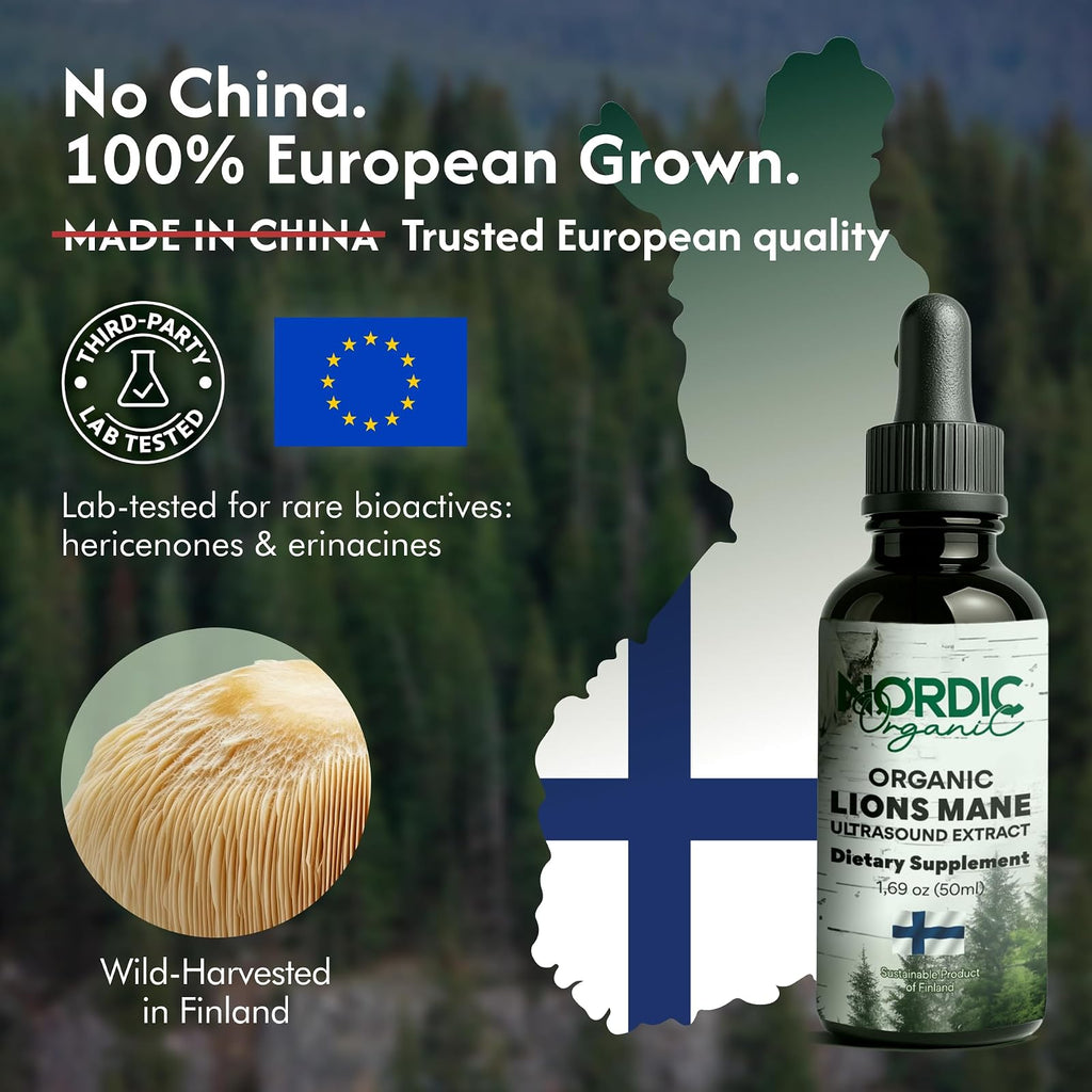 Organic mushroom extract for mental clarity
