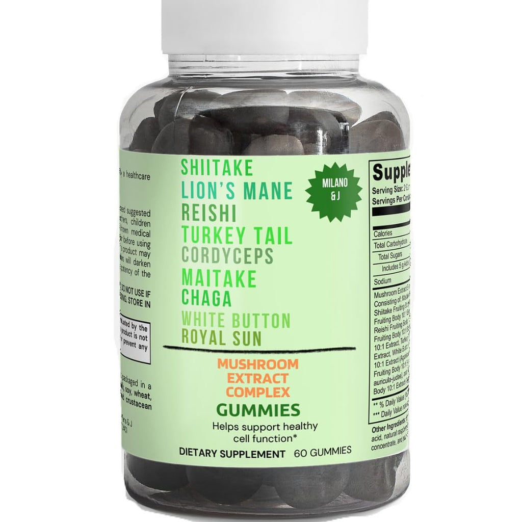 organic mushroom extract gummies