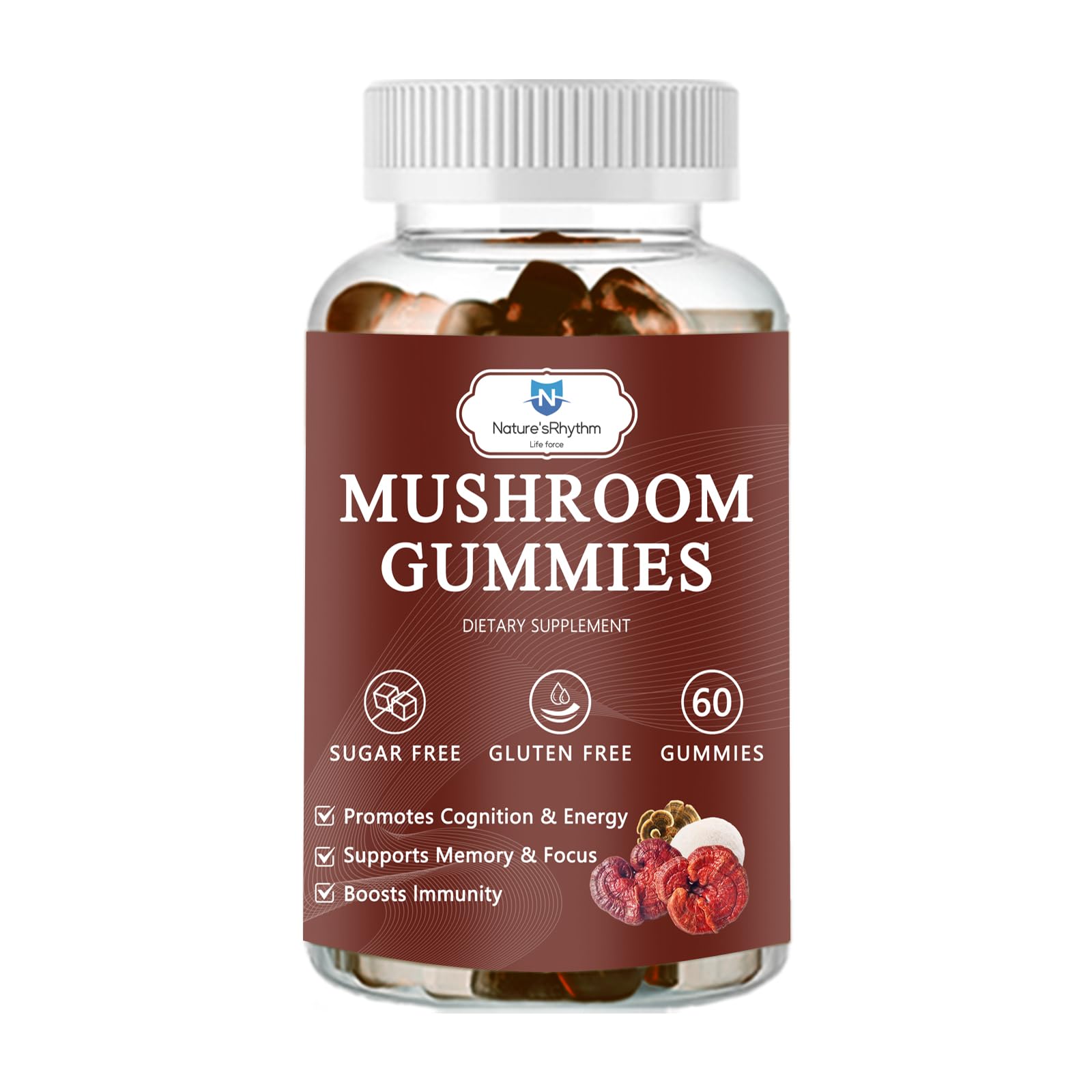 organic mushroom gummies for energy