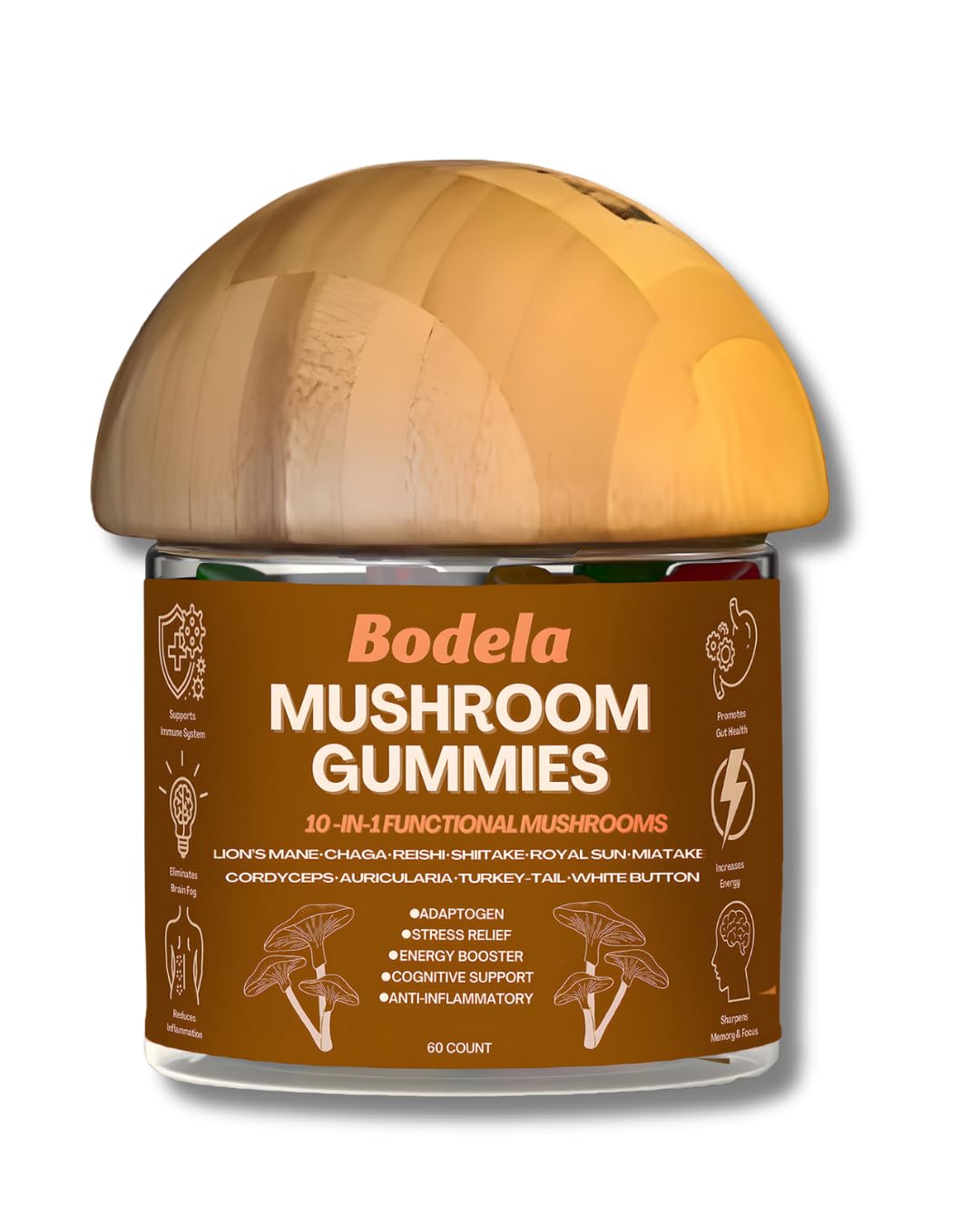 organic mushroom gummies for health
