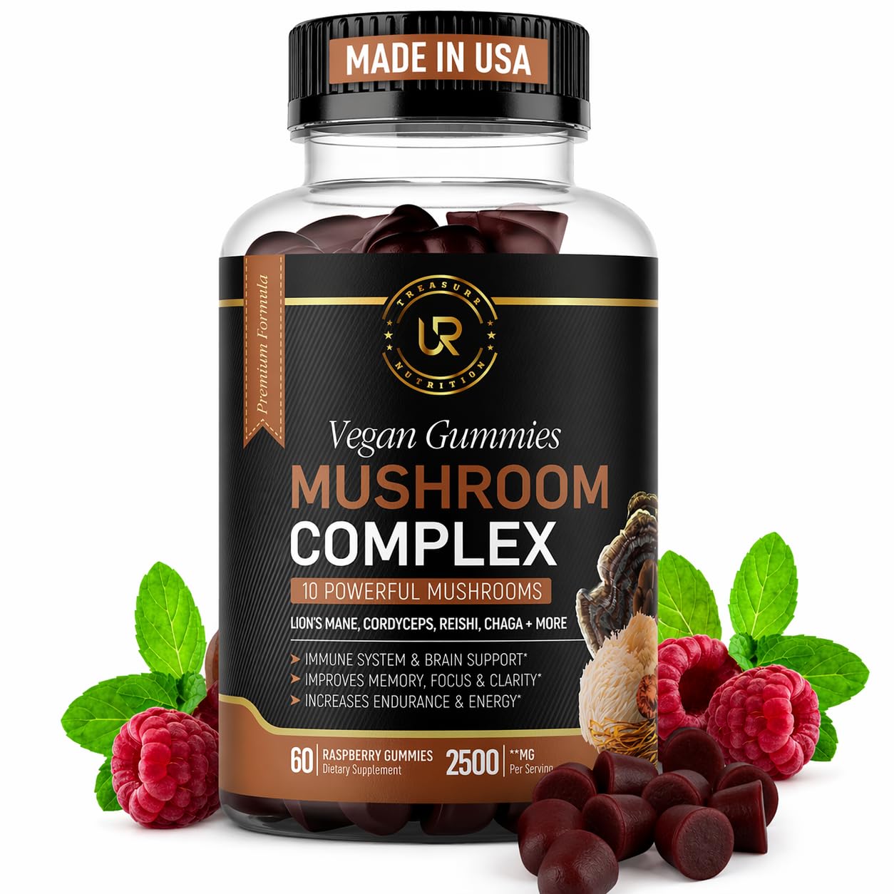 organic mushroom gummies for wellness