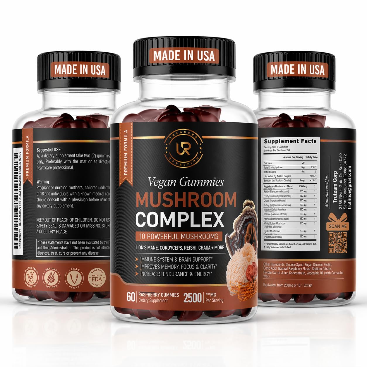 organic mushroom gummies for wellness