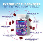 Organic mushroom gummies with adaptogens