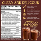 Organic mushroom hot chocolate blend