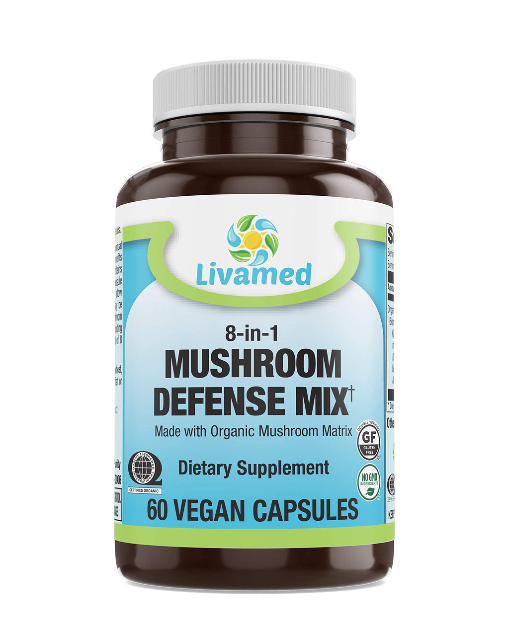 organic mushroom immune support capsules
