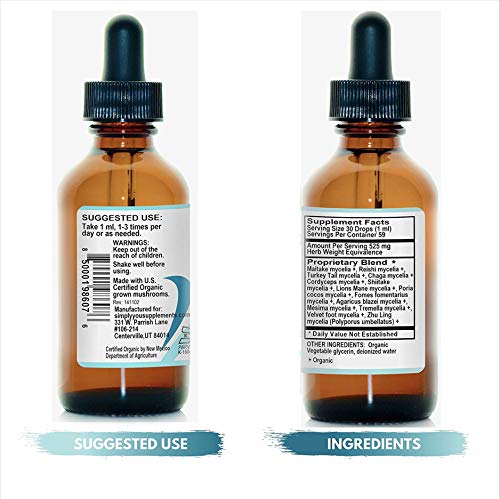 organic mushroom immune support drops