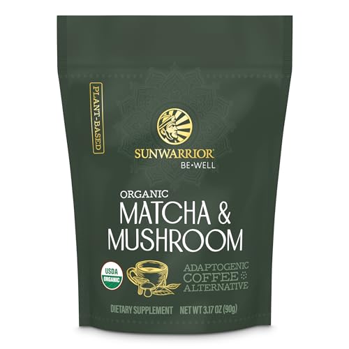 organic mushroom matcha powder