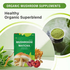 organic mushroom matcha powder