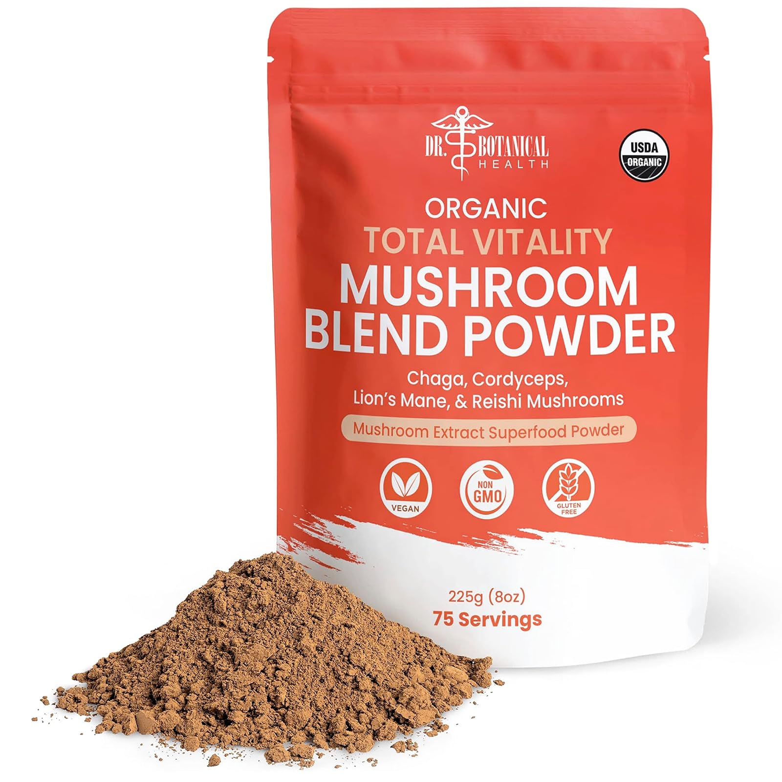 organic mushroom powder blend benefits