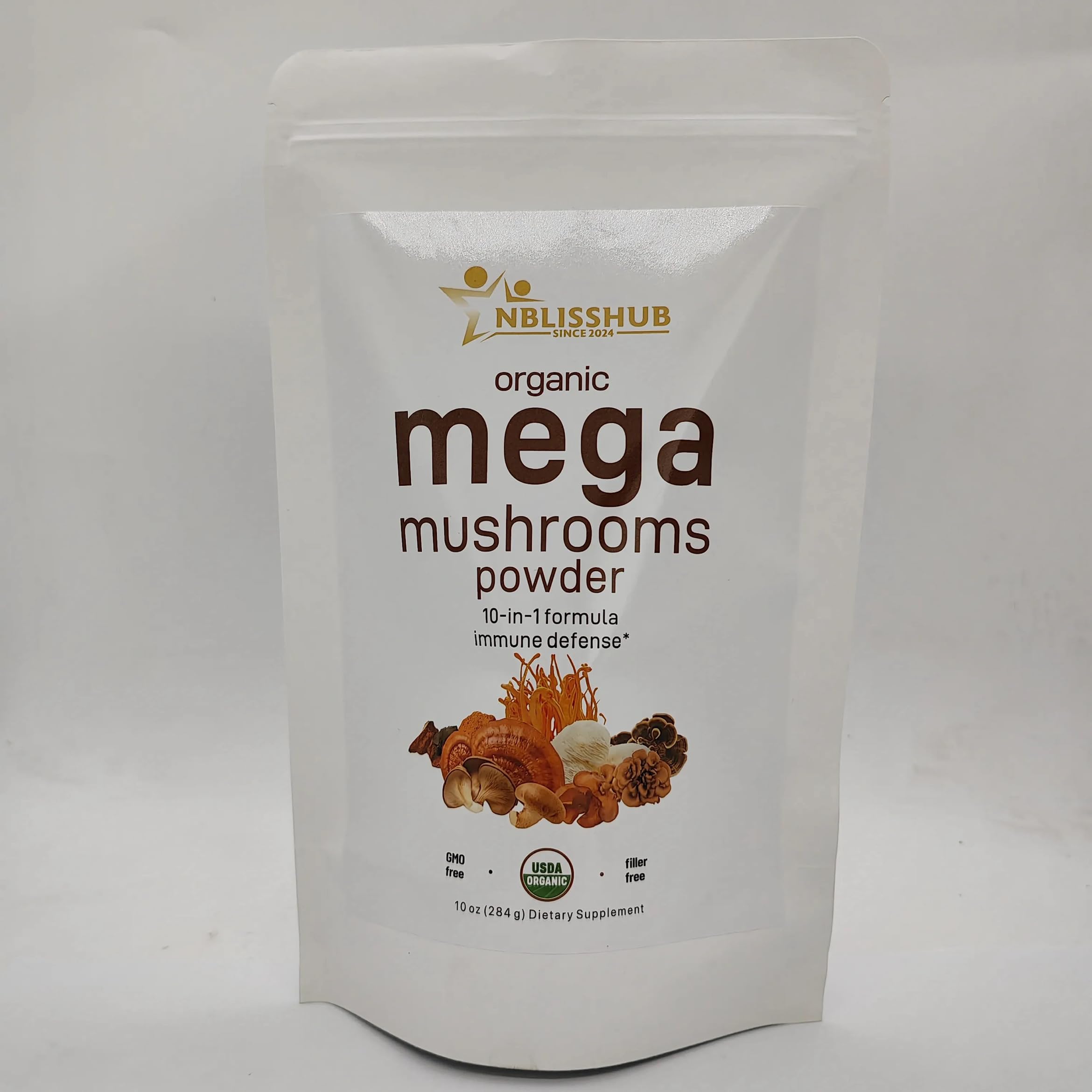 organic mushroom powder for energy