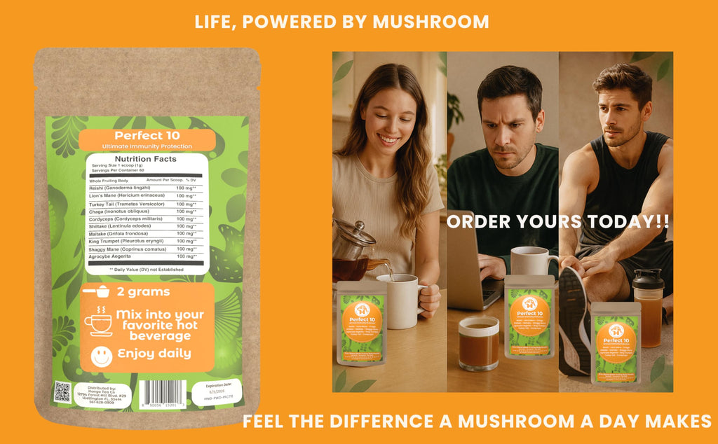 organic mushroom powder for smoothies