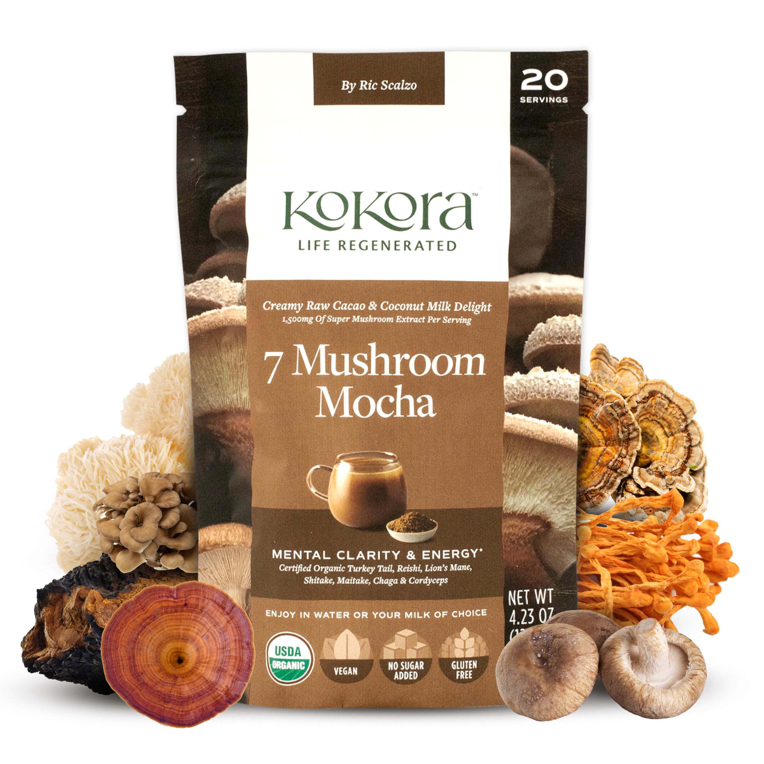 organic mushroom powder for wellness