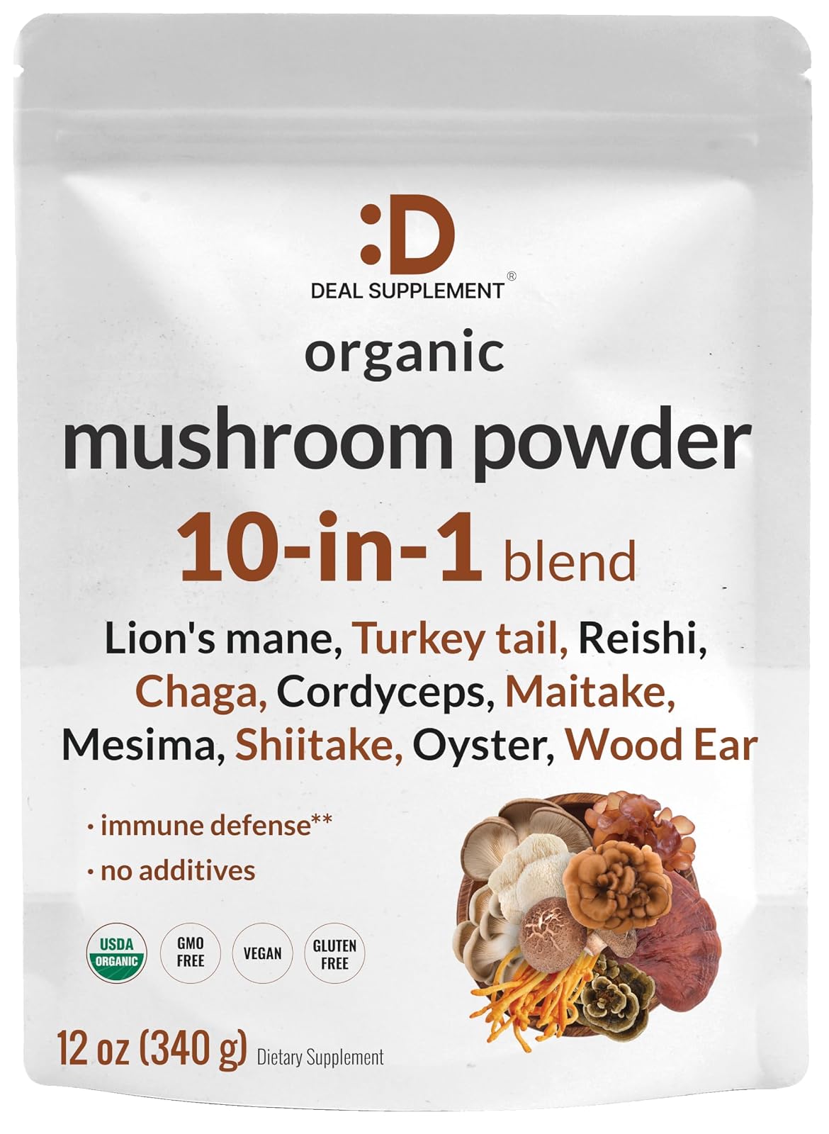 organic mushroom powder for wellness