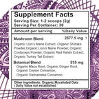 organic mushroom powder for wellness
