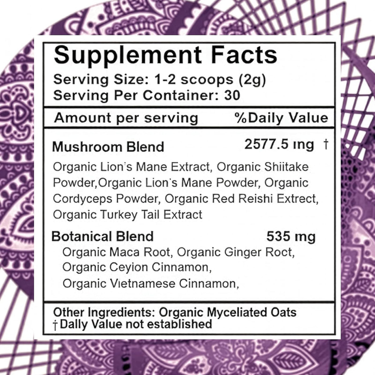 organic mushroom powder for wellness