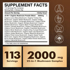 organic mushroom powder for wellness
