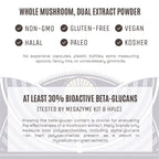 Organic mushroom powder for wellness