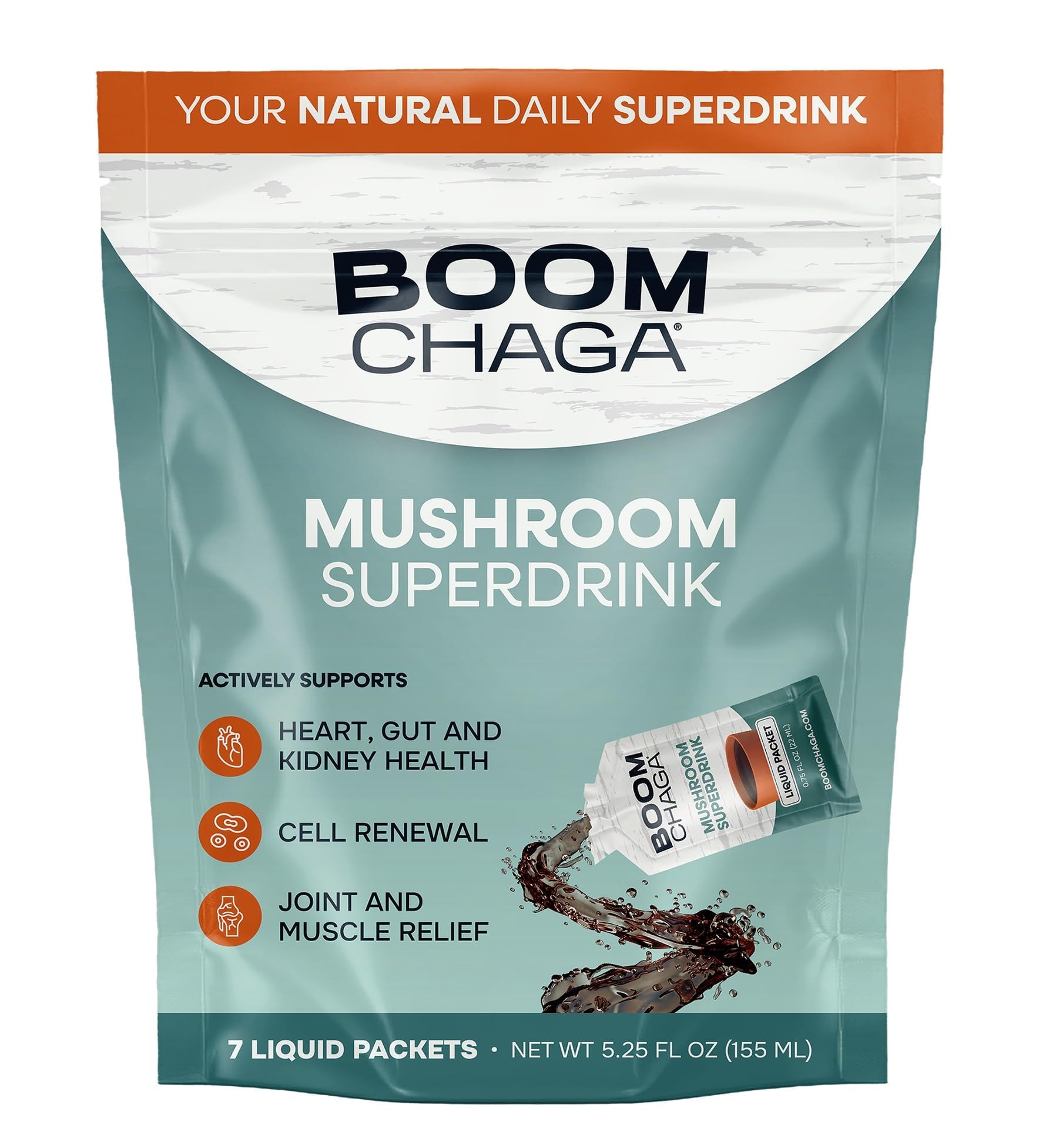 organic mushroom superdrink packets