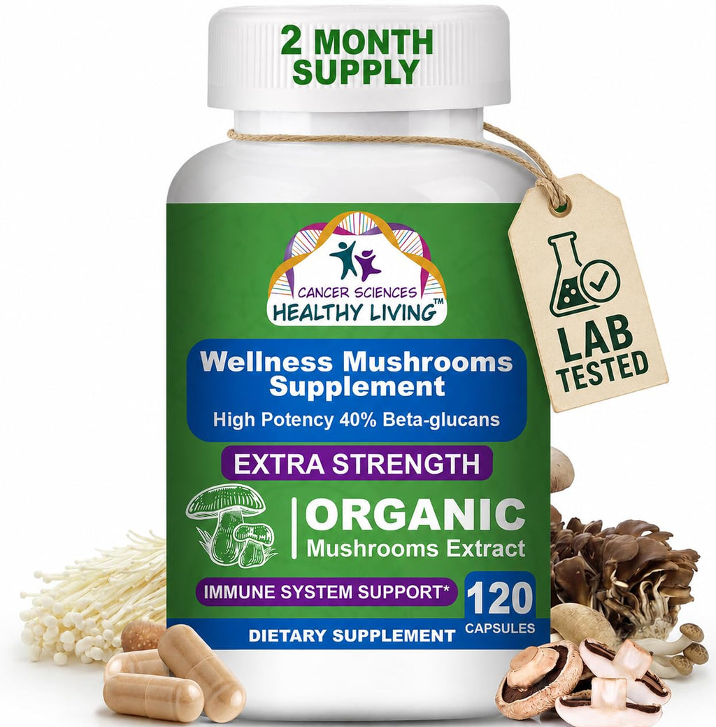 organic mushroom supplement capsules