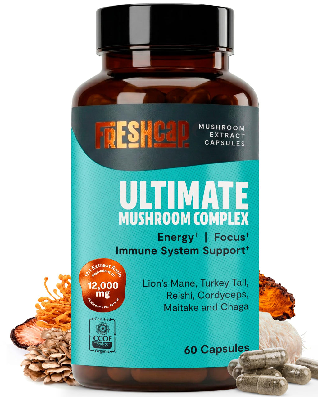 organic mushroom supplement for energy