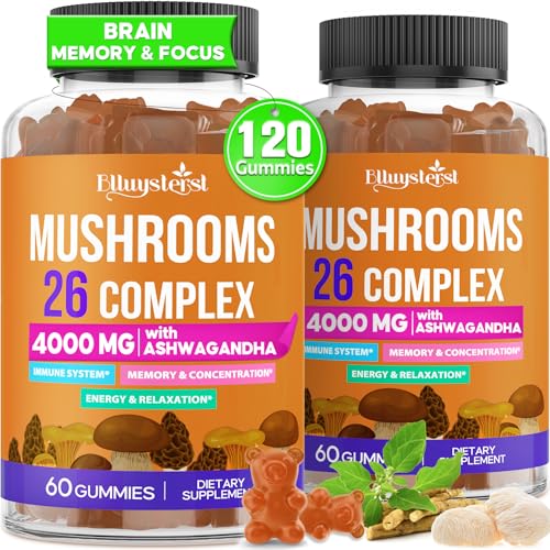 Organic mushroom supplement for focus