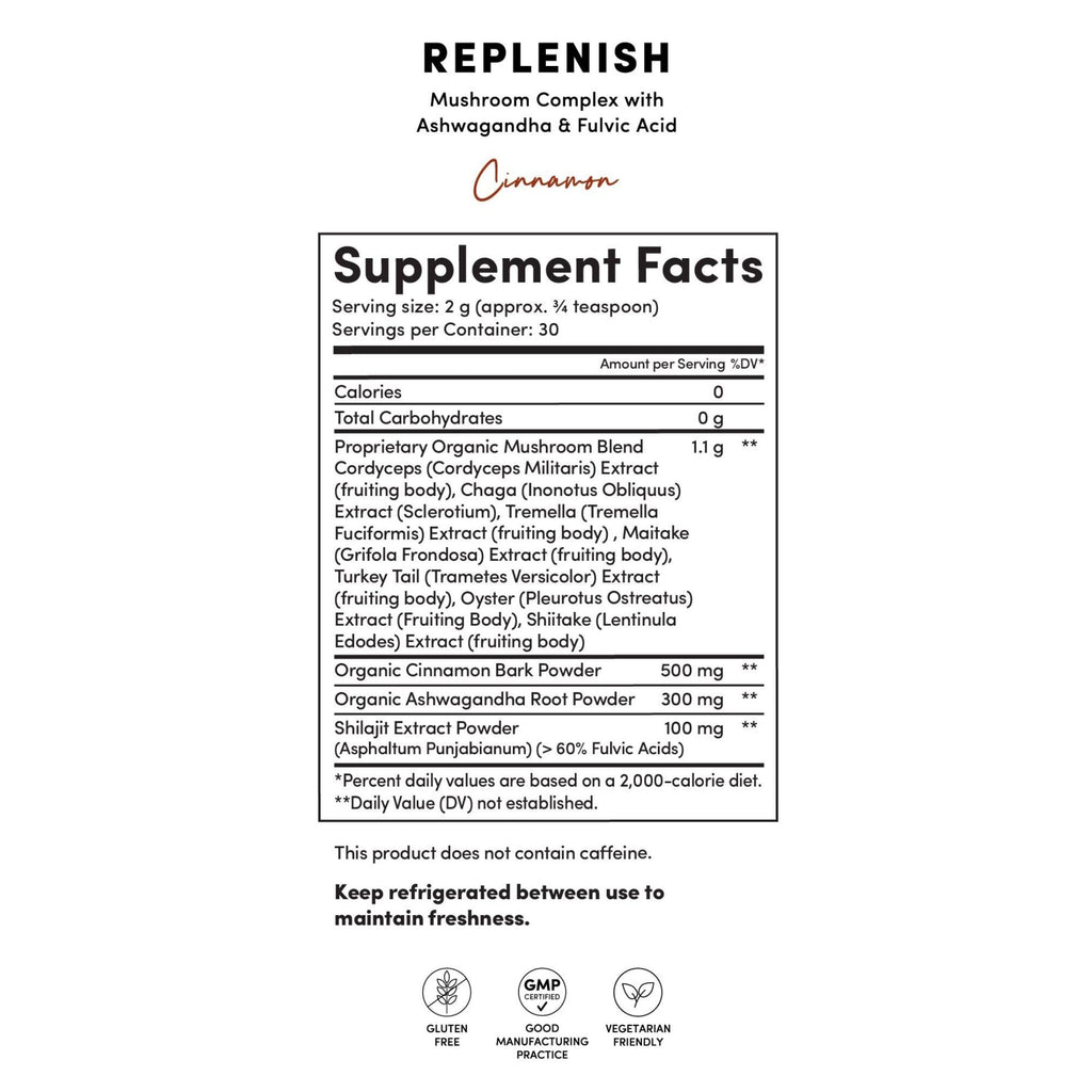 Organic mushroom supplement for immunity
