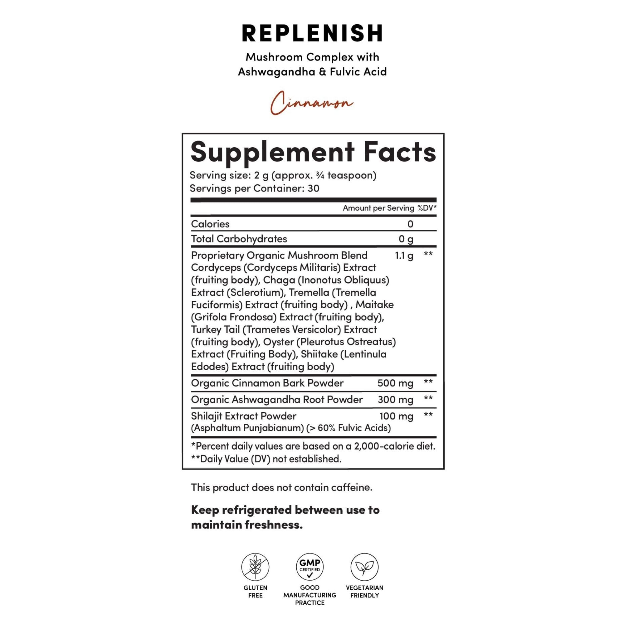 Organic mushroom supplement for immunity