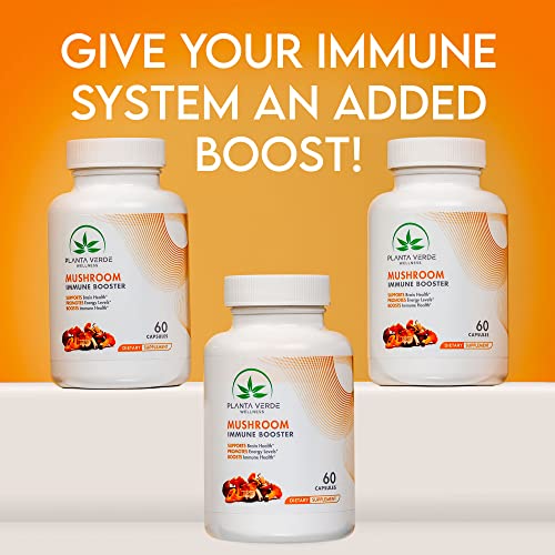 Organic mushroom supplement for immunity
