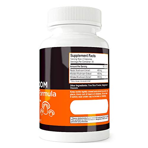 organic mushroom supplement for vitality