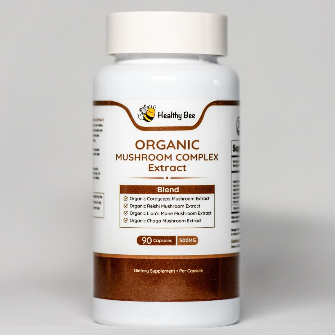 Organic mushroom supplement for wellness