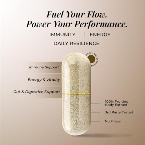 Organic mushroom supplement for wellness