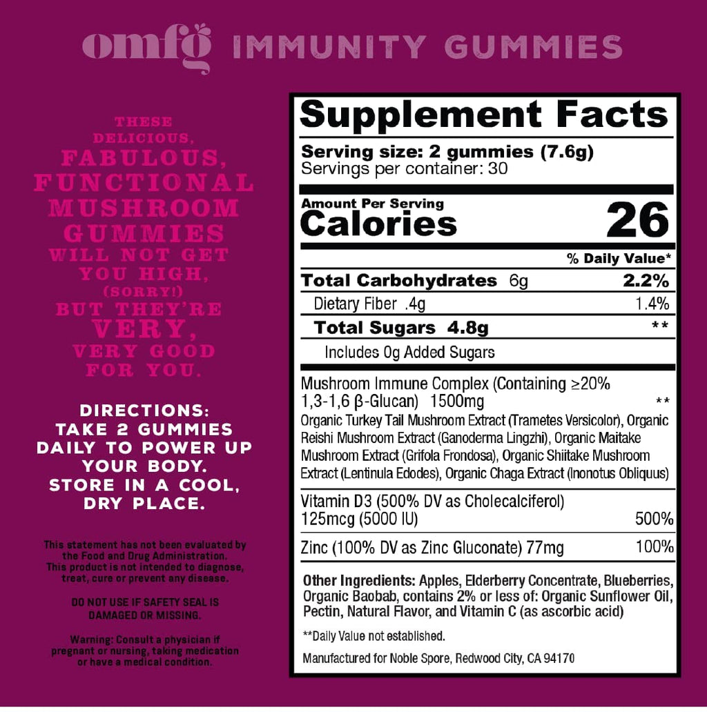 Organic mushroom supplement gummies Canada