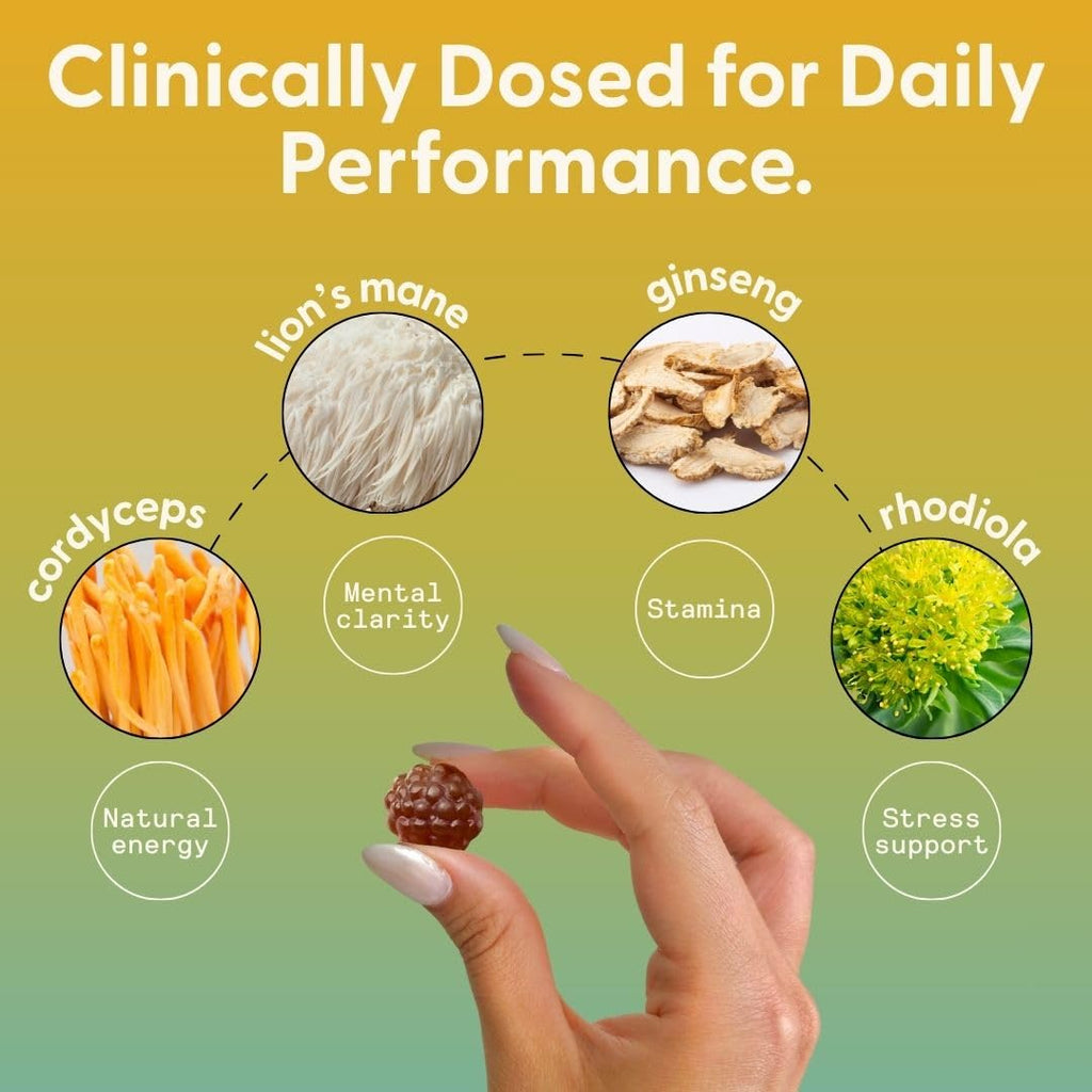 organic mushroom support for vitality