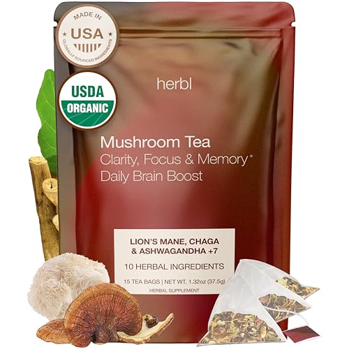 organic mushroom tea for relaxation