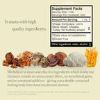 Organic mushroom tincture for vitality