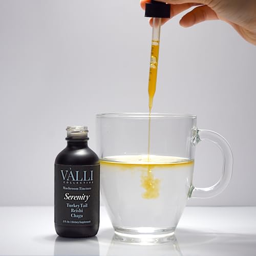 Organic mushroom tincture for wellness