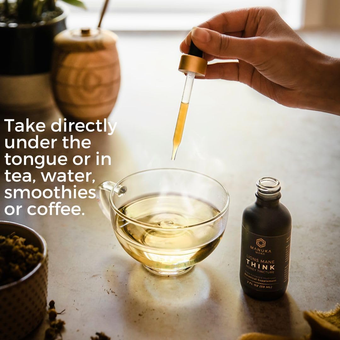 Organic mushroom tincture with honey